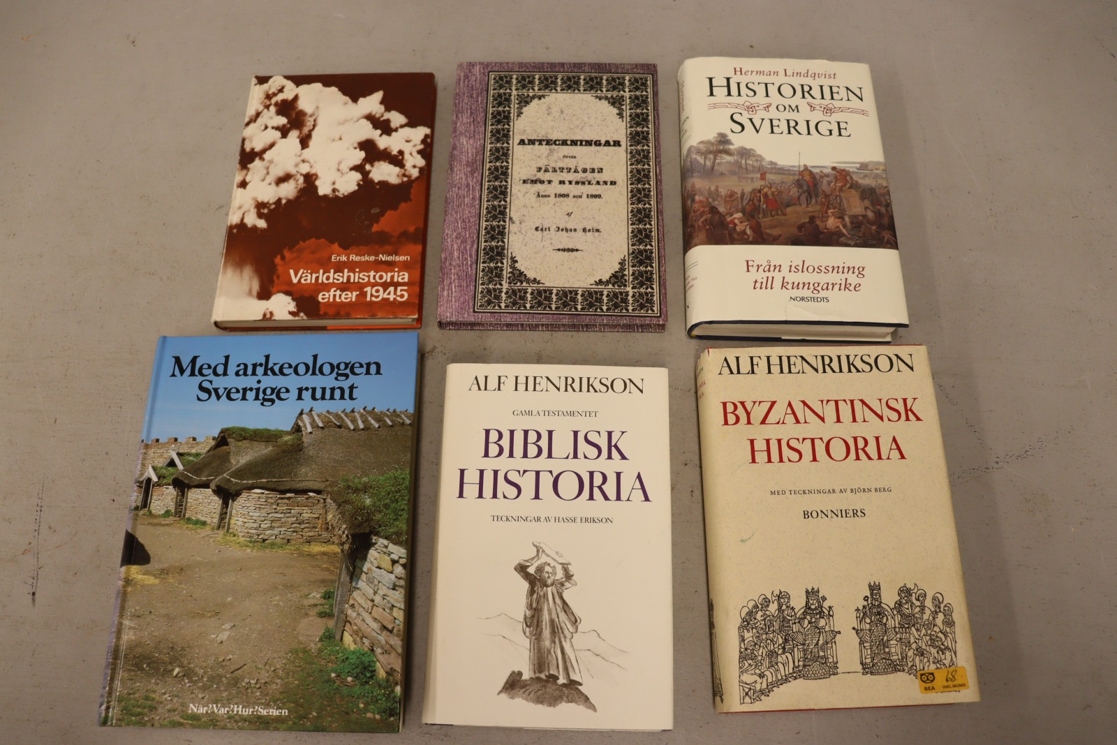 6 Böcker, Historia | Auktion.se